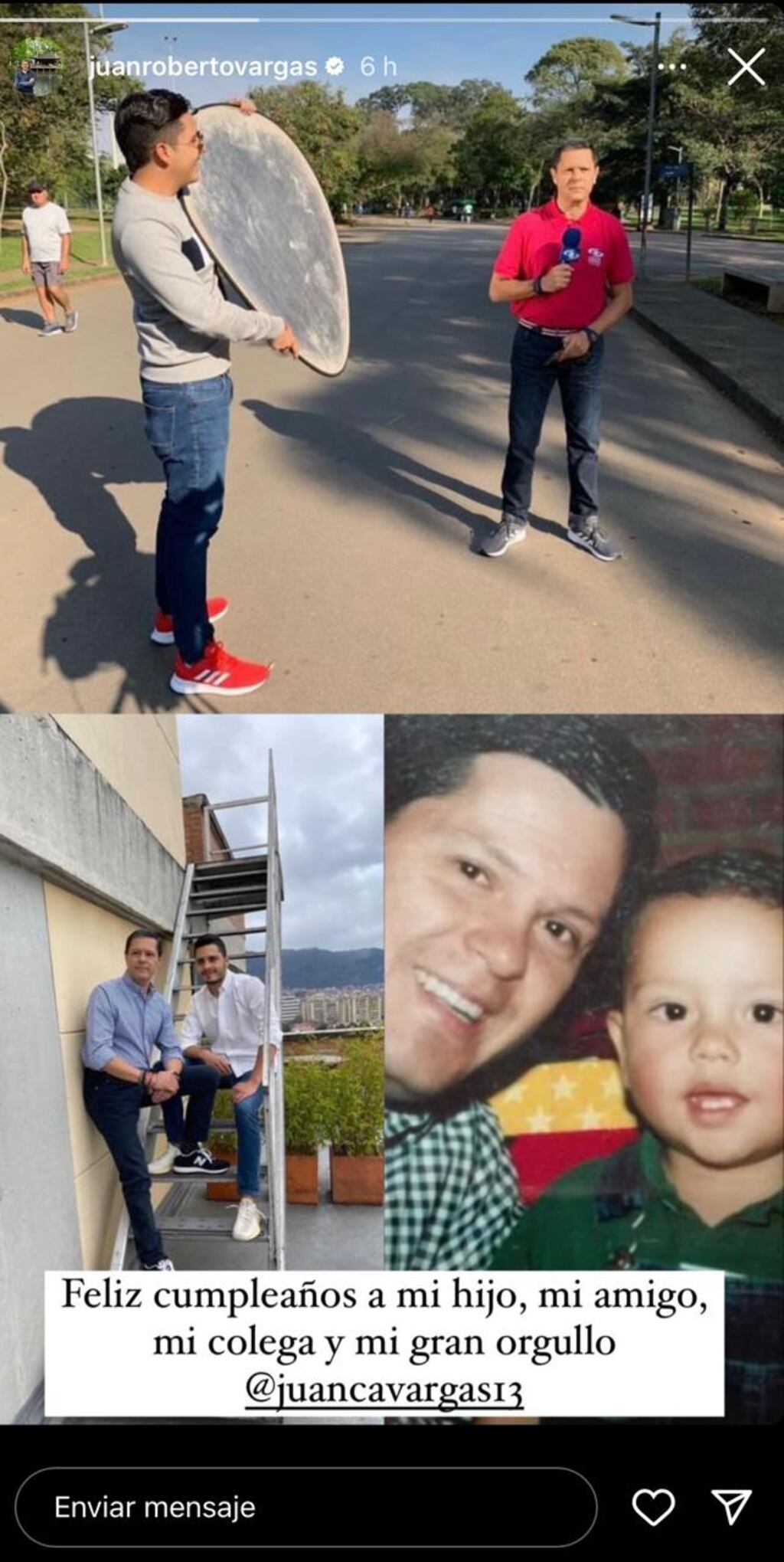 Así celebró Juan Roberto Vargas de Noticias Caracol el cumpleaños de su hijo – Publimetro Colombia