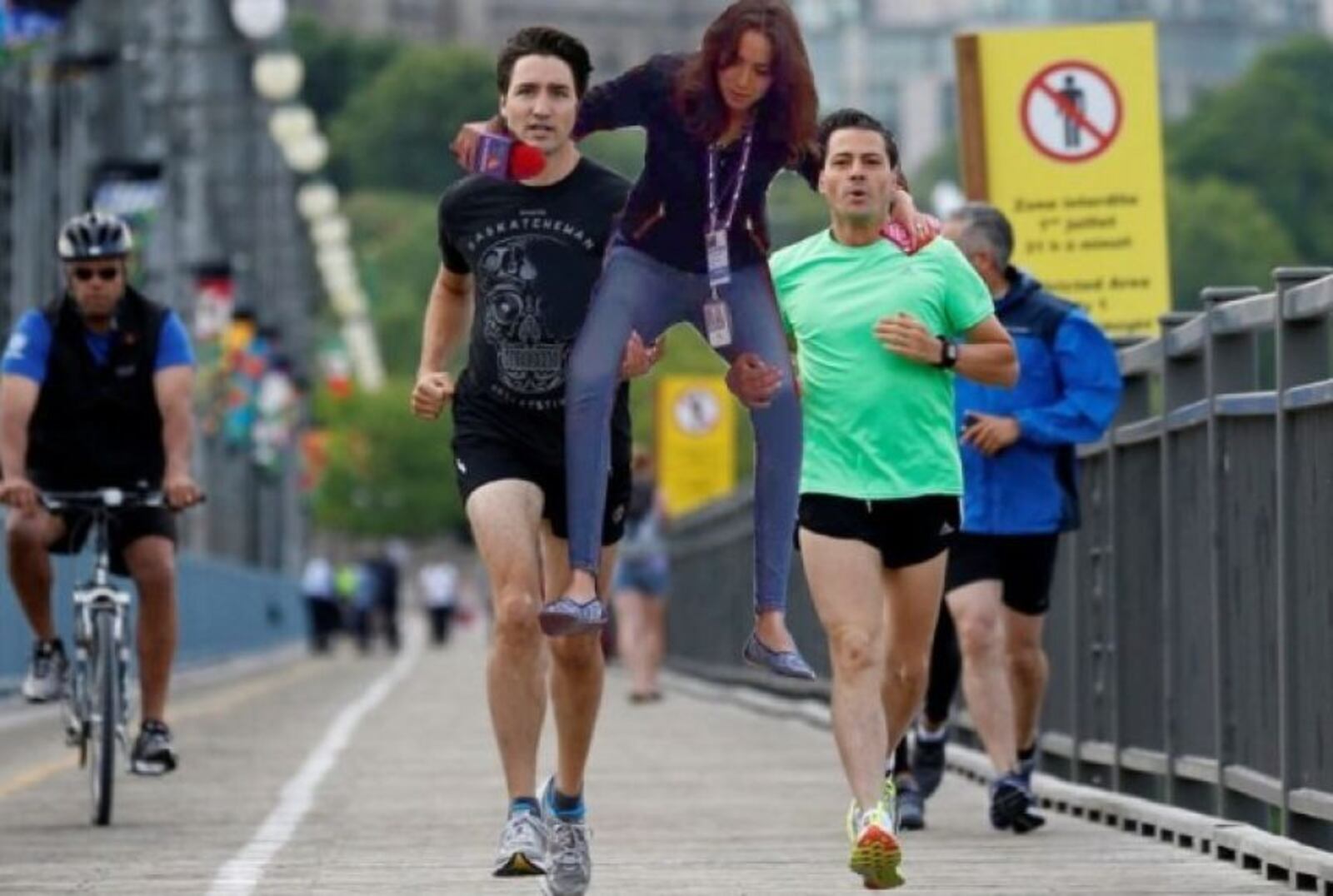 La historia detrás de los memes de la reportera que cargaron para no ...