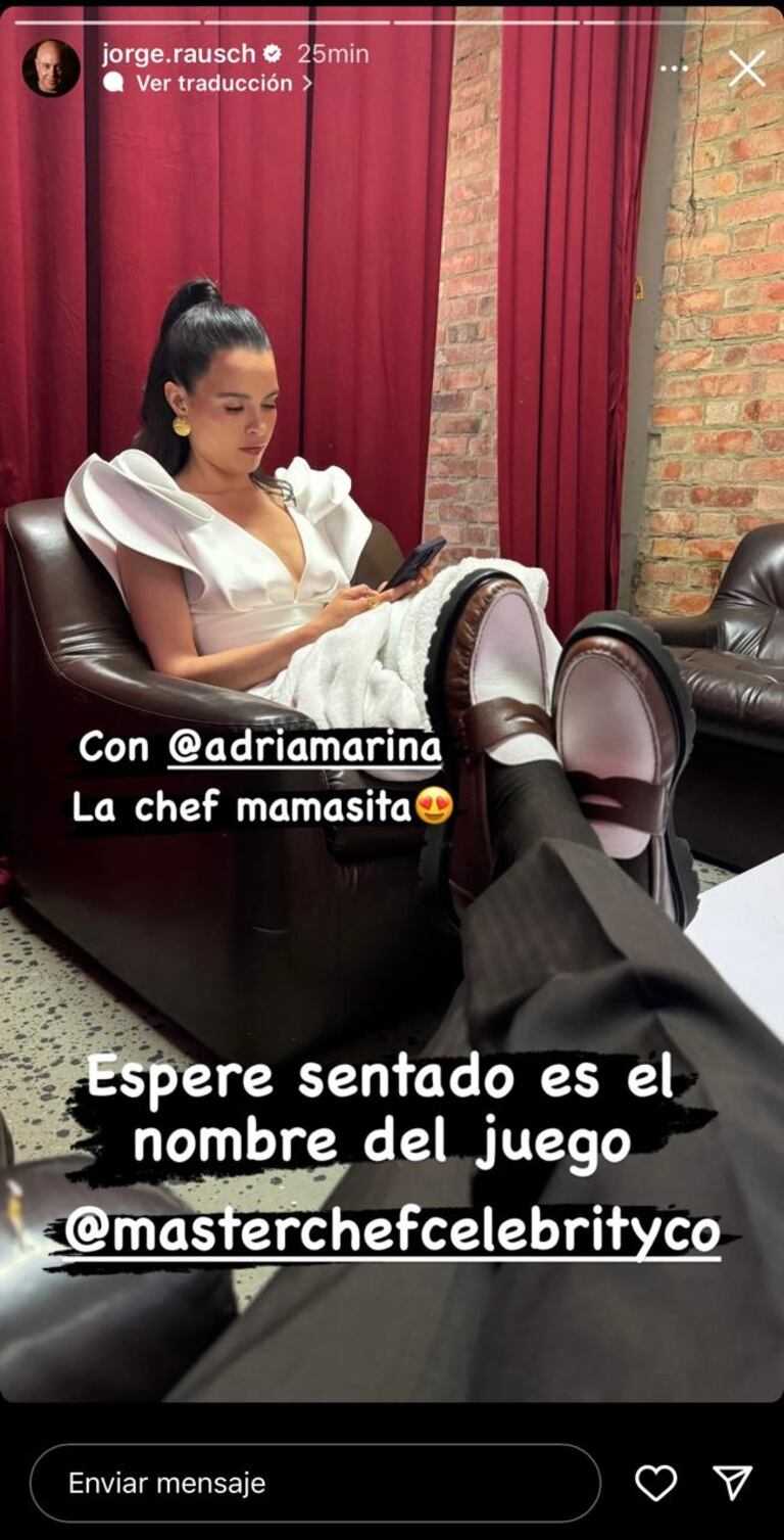 Jorge Rausch le coqueteó al nuevo integrante de MasterChef Celebrity ...