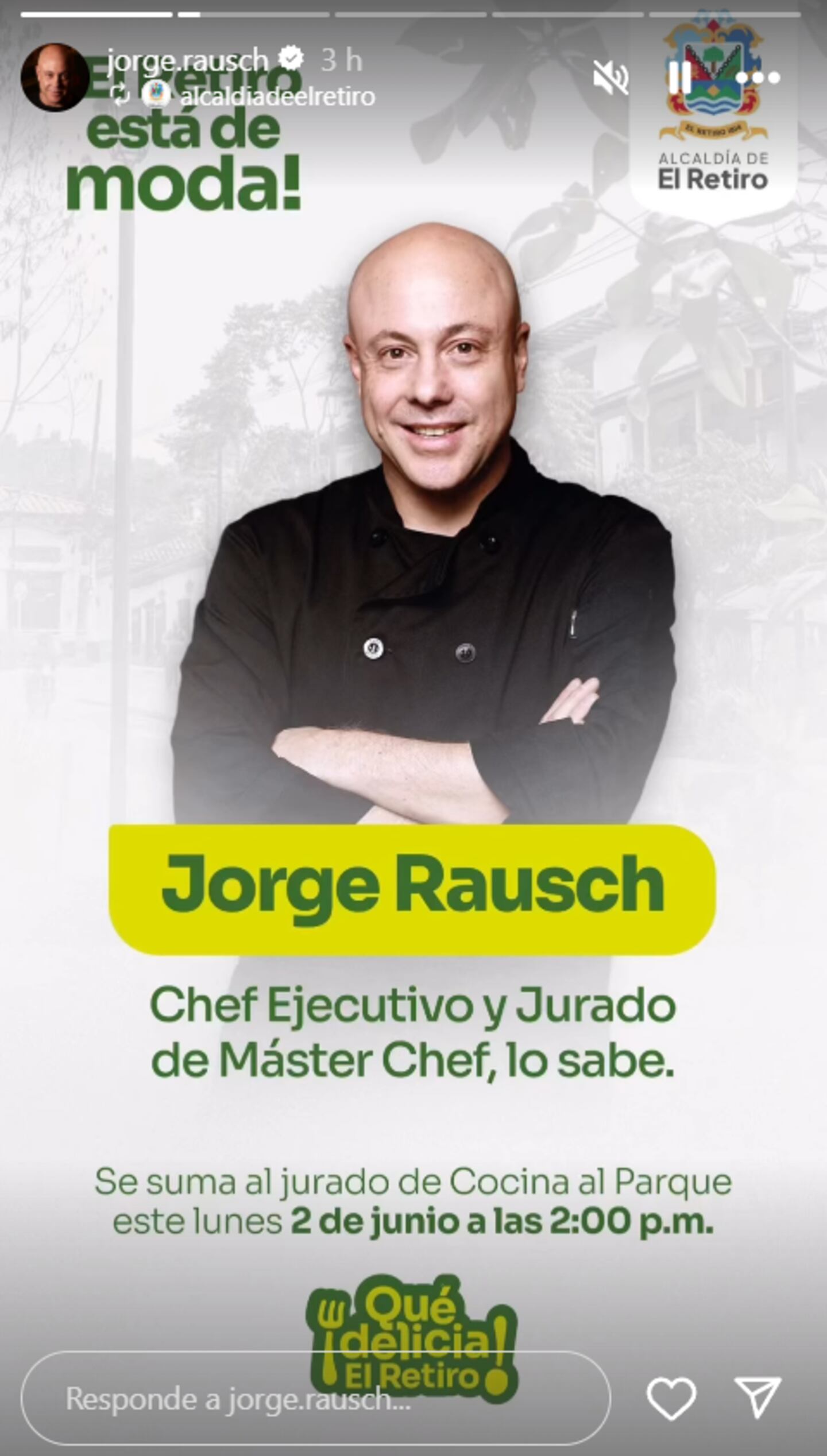 Rausch de MasterChef será parte de concurso lejos de RCN – Publimetro ...