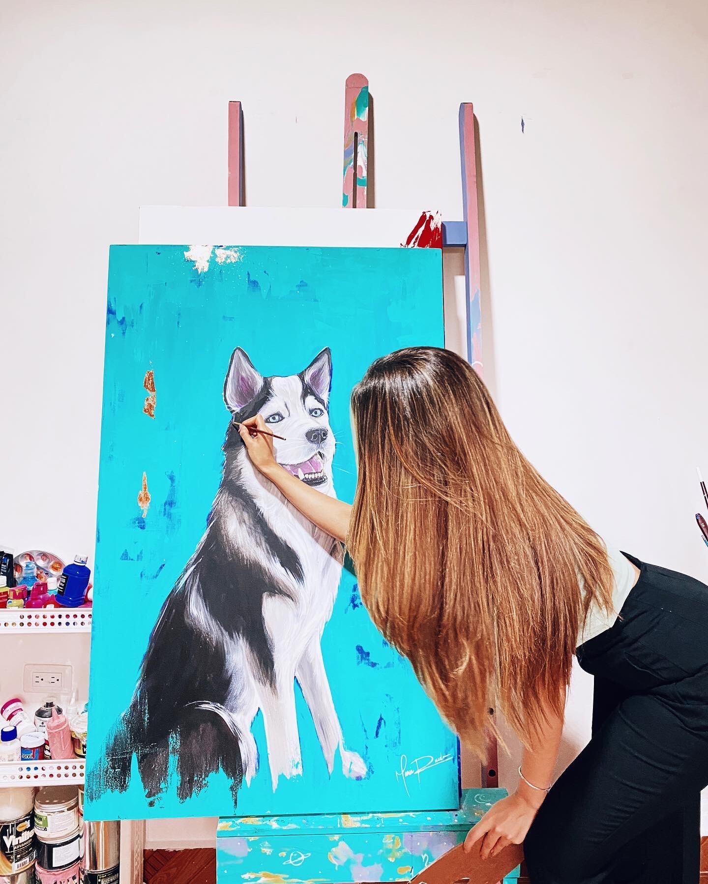 María Rueda la ilustradora que viste de arte los murales, redes ...