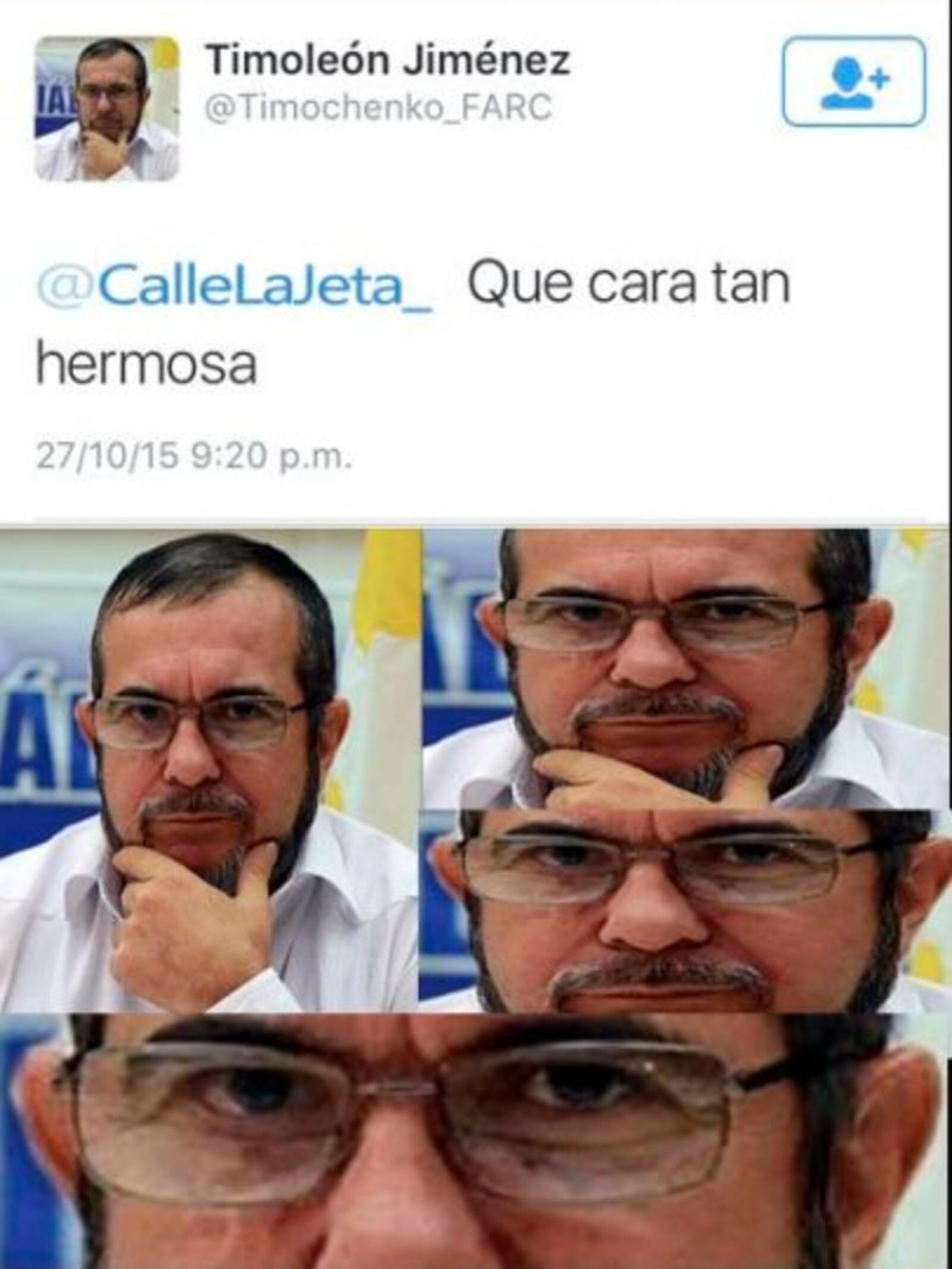 Galería: Los memes por el coqueteo de Timochenko en Twitter ...