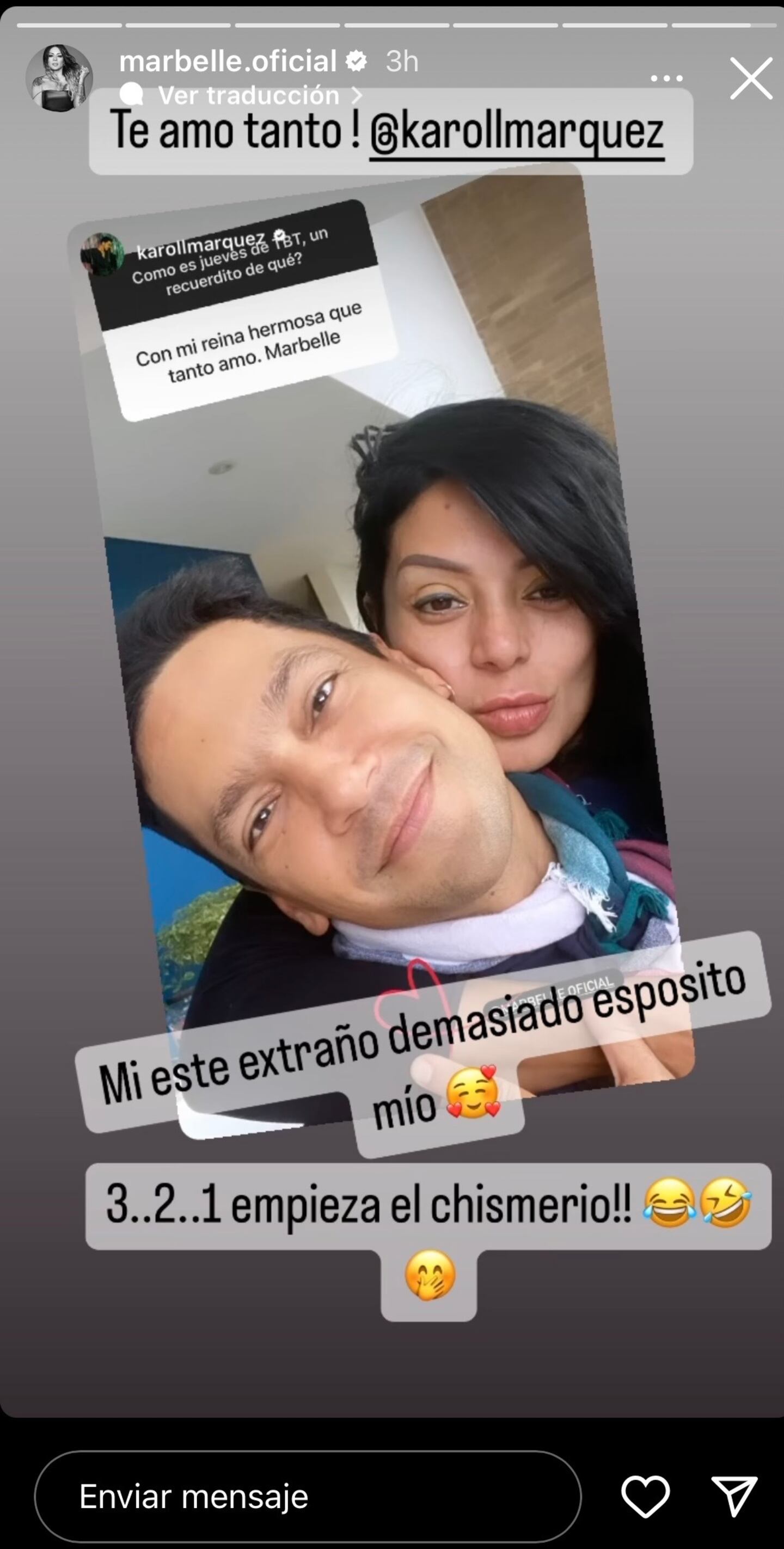 Marbelle mostró a su esposo uno de los eliminados de MasterChef ...
