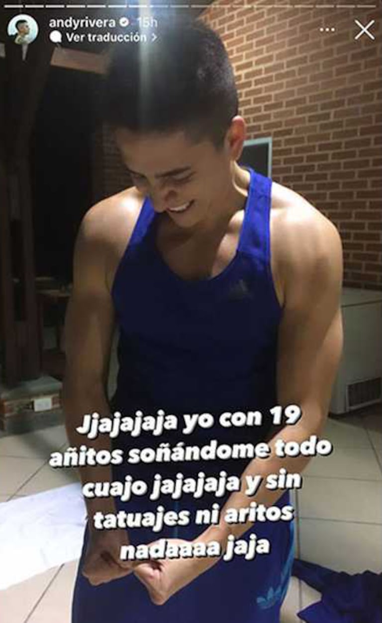 El asombroso cambio de Andy Rivera, desde su adolescencia hasta la ...