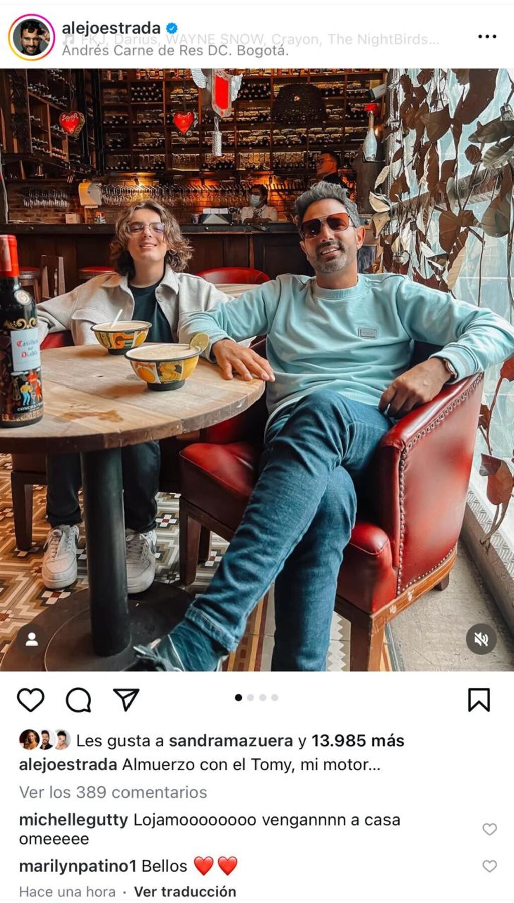 Este es el hijo de Alejandro Estrada que le ayudó a superar su ...