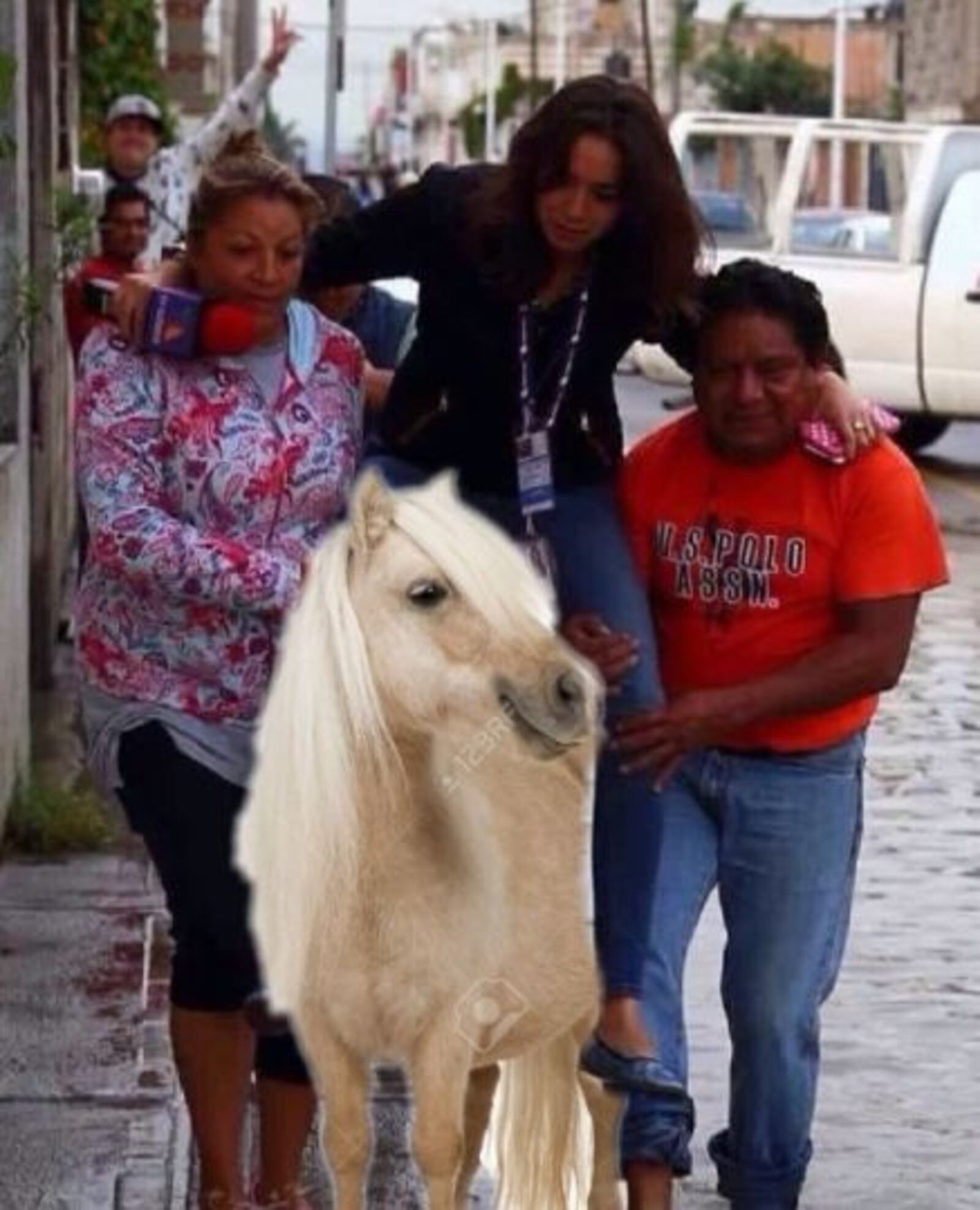 La historia detrás de los memes de la reportera que cargaron para no ...